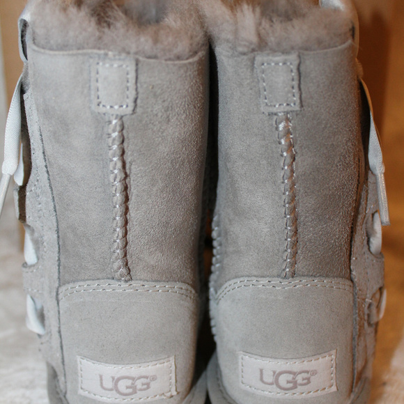 UGG | Shoes | Ugg Pala Suede Water Resistant Ribbon Boot Toddler | Poshmark